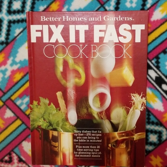 Better Homes And Gardens | Kitchen | Vintage Fix It Fast Cookbook ...